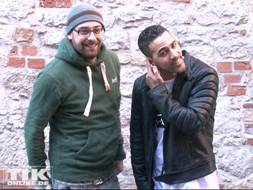 Im lockeren Freizeit-Outfit ließen sich Sido und Bushido von den ...