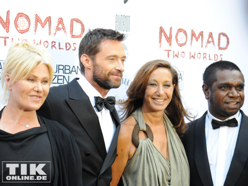 Deborra-Lee Furness, Hugh Jackman, Donna Karan und Clifton Bieundurry ...